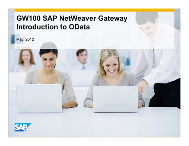 Netweaver Gateway Introduction To Odata Ppt 6774