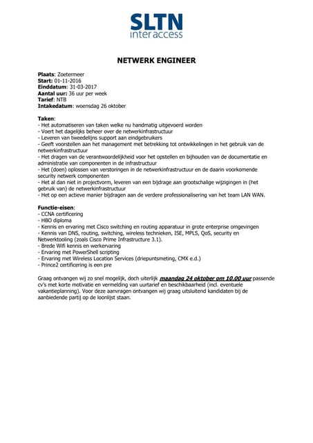 Aanvraag Technisch applicatiebeheerder | PDF