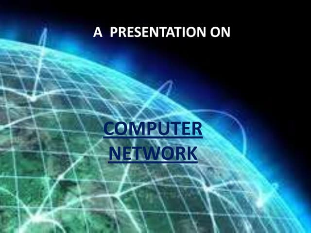 Computer networking For Class XII | PPTX