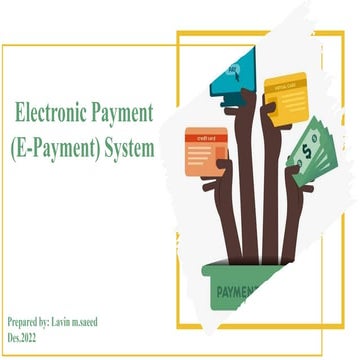 electronic payment system | PPTX