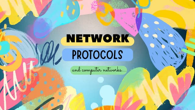 protocols and types of protocols. | PPTX