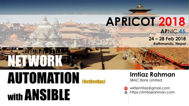 Network Automation Netdevops With Ansible Ppt