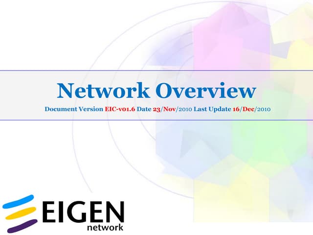 Pt Eigen Network Network Planning And Overview Pdf Computer Networking Computing