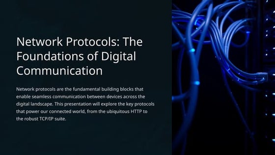 Networkprotocolspptxnetworkprotocols Ppt