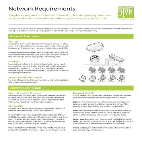 Network requirements | PDF | Computer Networking | Computing