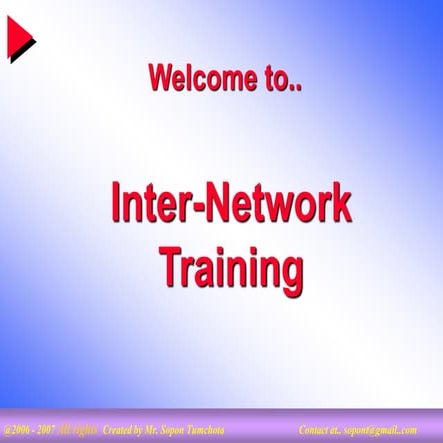 Network training present | PPTX