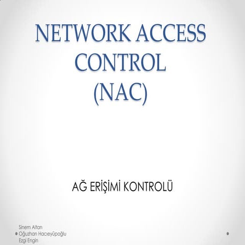 Network access control | PDF