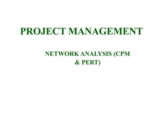 Network analysis | PPT | Business Administration | Business