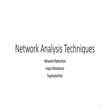 Network Analysis Techniques_NetworkReduction.pptx