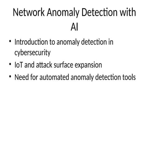 Network_Anomaly_Detection_AI_26_Slides__ | PPTX