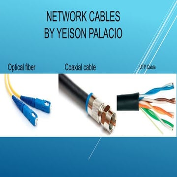 Network cables | PPT