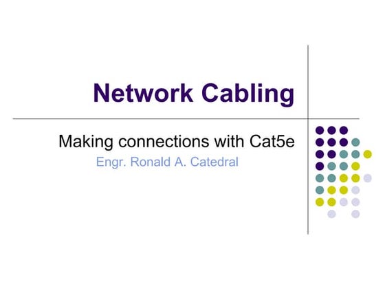 L17-NETWORK-CABLING STRAIGHT THROUGH and CROSSOVER.ppt