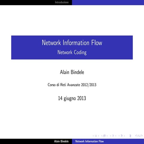 About Network coding | PPT