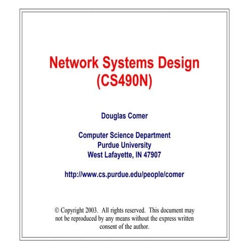 Information Technology Network Design.pdf | Computer Networking | Computing