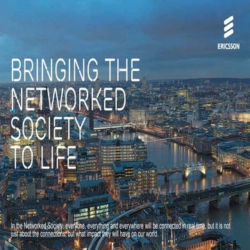 Bringing the Networked Society to life | PPT
