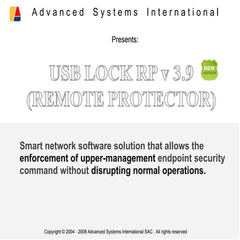 USB Lock RP Operation Manual | PDF