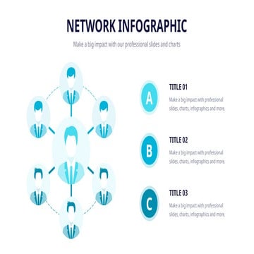 Network Infographics Plantilla de presentación | PPTX