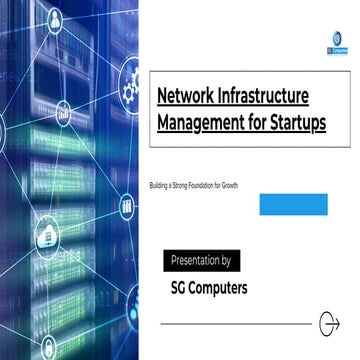 Network Infrastructure Management: Secure & Scale Your Startup with SG Computers | PDF