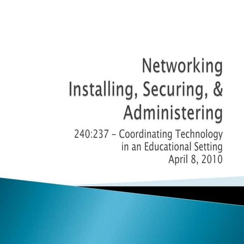 Networking | PPT