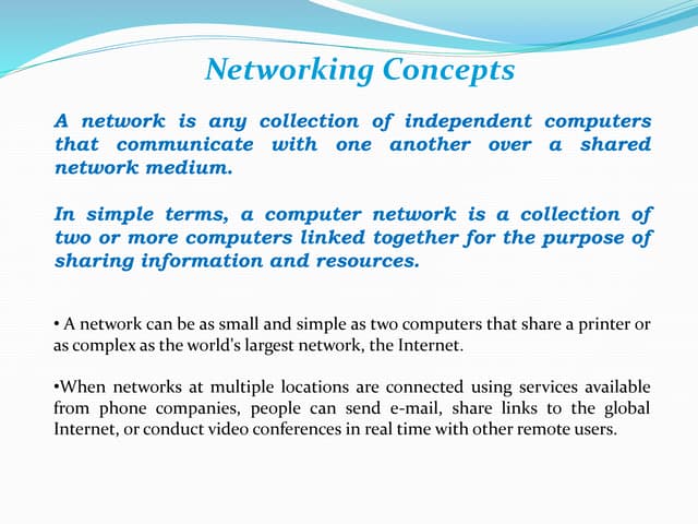 Network technology ppt