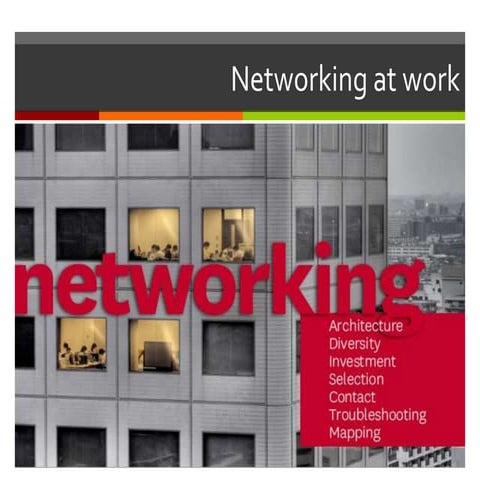 Networking At Work | PPTX