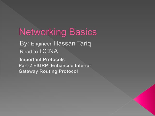 Networking Basics Eigrp Pptx Computer Networking Computing 0661