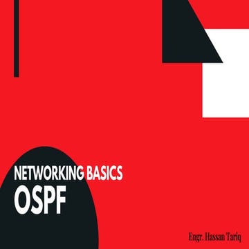 Networking Basics OSPF | PDF