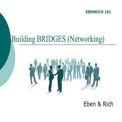 Networking (building bridges) | PPT