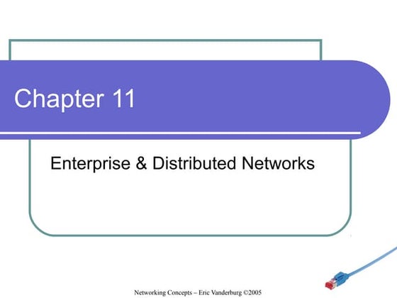 Networking Concepts Lesson 02 - Network Design Essentials - Eric Vanderburg | PPT