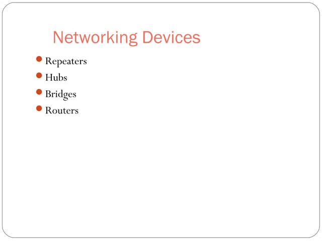 Pace IT - Network Devices (part 1) | PPTX