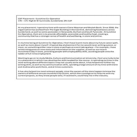 Networking experience | DOCX