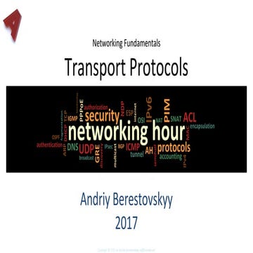 Networking Fundamentals Transport Protocols Tcp And Udp Pdf Internet Computing