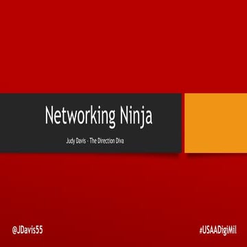 JUDY DAVIS - NETWORKING NINJA | PDF