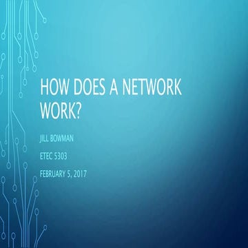 Networking presentation | PPTX