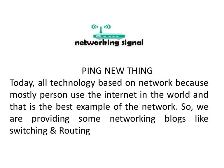 What Is A Signal In Networking at Shanelle Luis blog