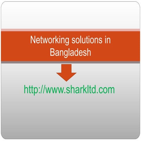 Networking solutions in Bangladesh | PPTX | Business | Business and Finance