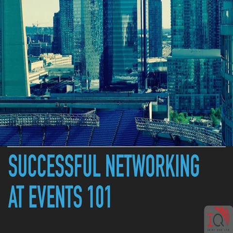 Networking success at Events 101 | PDF