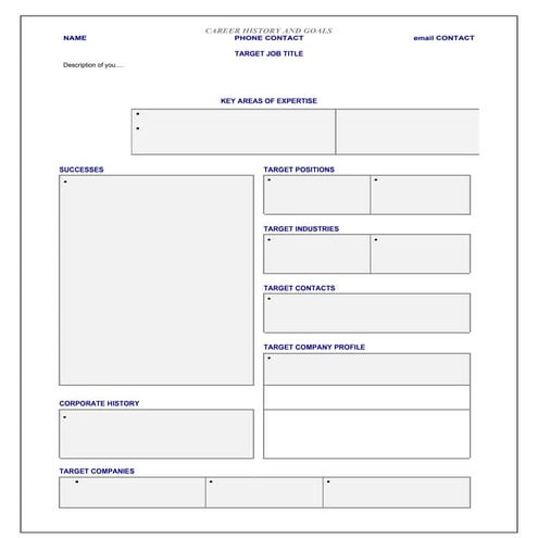 Networking Template Blank | DOC