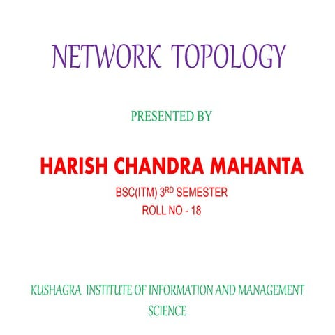 Networking topology | PPTX