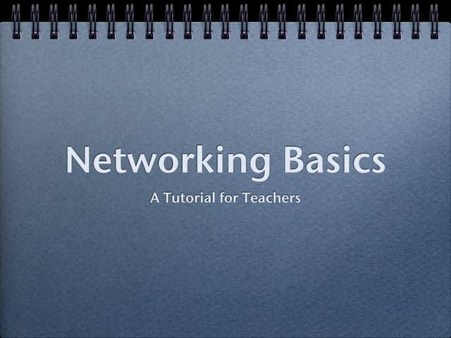 Digital lesson plan topic computer networking (1) | PPTX