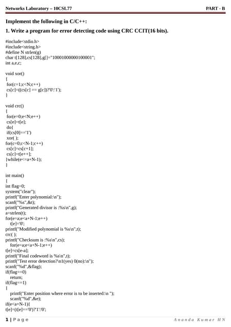 Vtu Network Lab Programs Pdf
