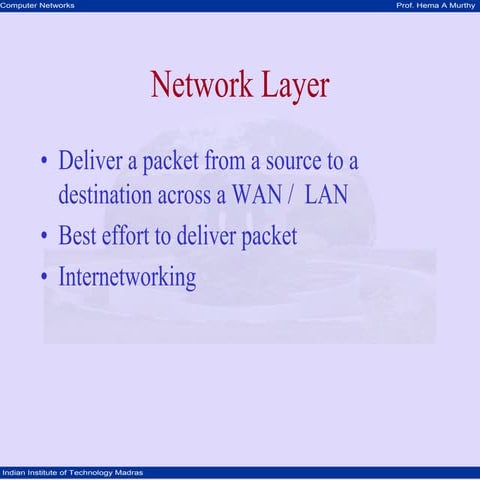 Network layer | PDF