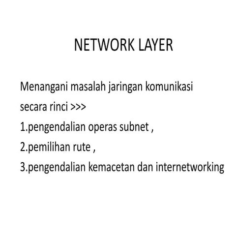 Network layerr | PPTX