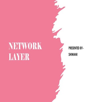 NETWORK layer - an introduction to osi model and its types | PPT