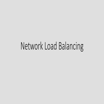 Network Load Balancing.pptx
