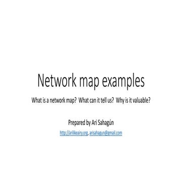 Network map examples | PPTX