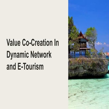 E-Tourism : Network and Market for E-Tourism.pptx