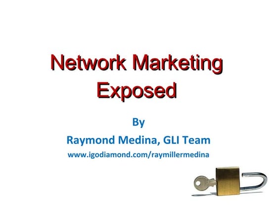 Network Marketing | PPTX | Marketing and Advertising | Business
