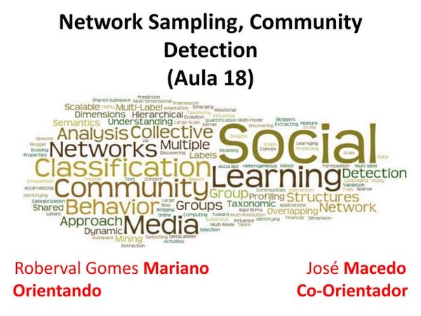 Entropy Based Algorithm For Community Detection In Augmented Networks 6528