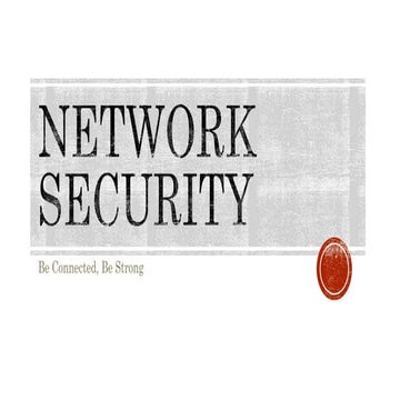 Network Security | PPTX